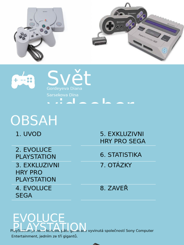 Prezentation About Sega and Ps | PDF