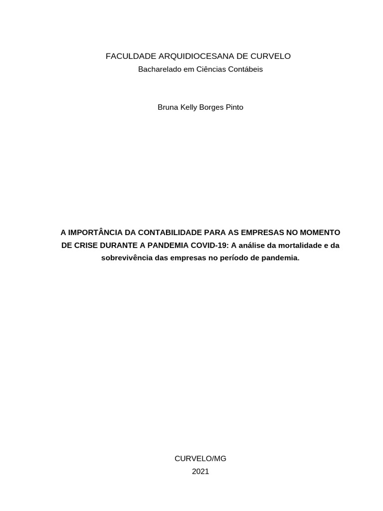 Projeto Monografia - Bruna | PDF