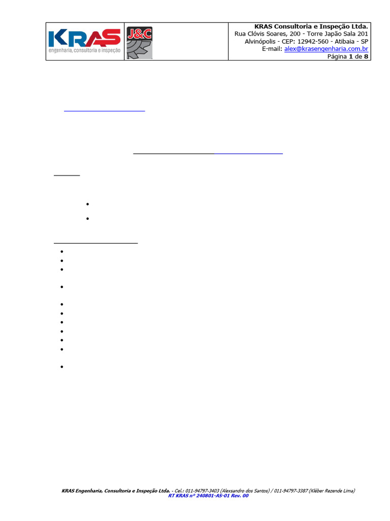 RT 240801-AS-01 REV. 01 - WPS JC0101 - Complemento | PDF