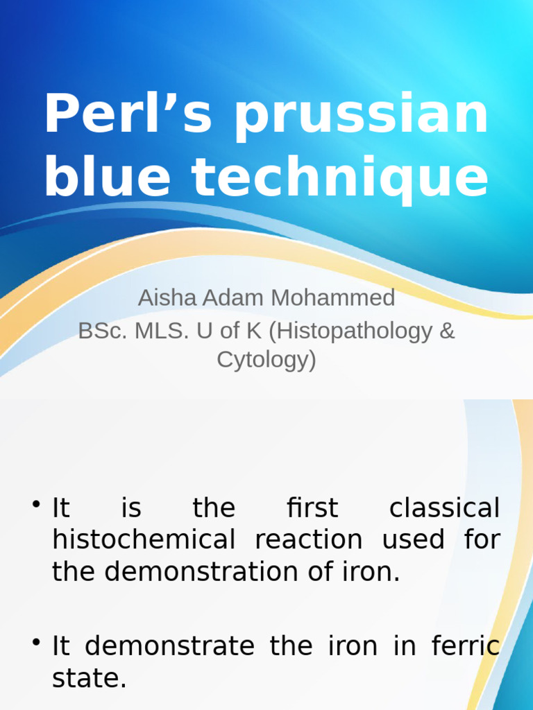 Perl_s Prussian Blue Technique | PDF