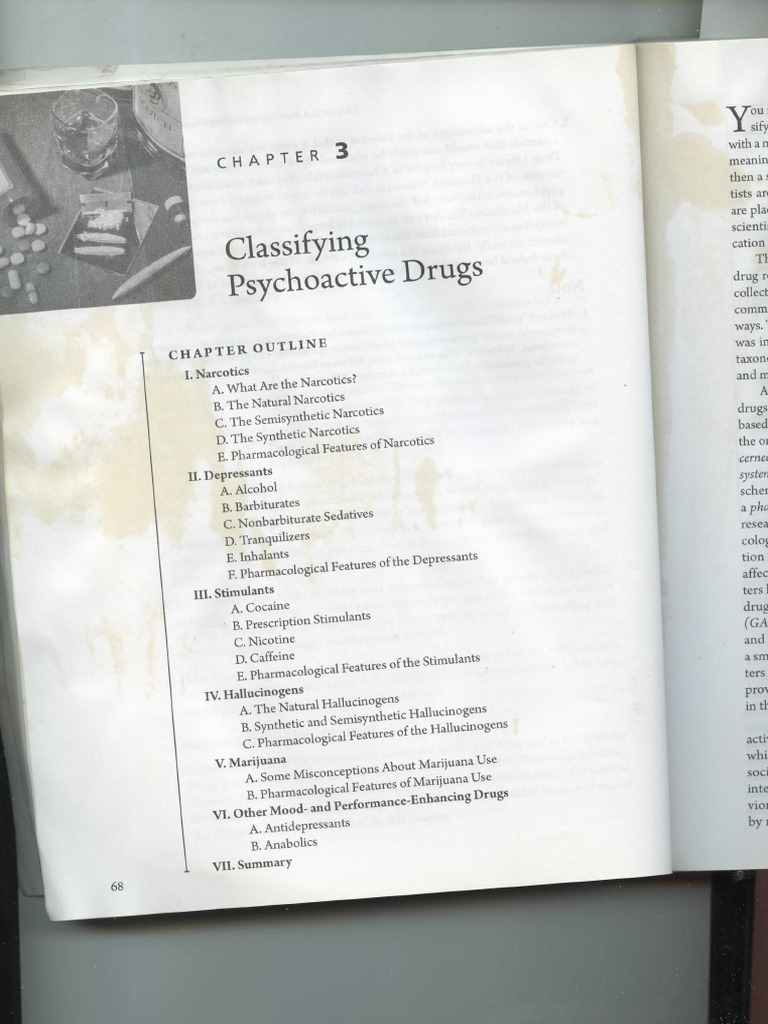 SADU 3 Classifying Drugs | PDF