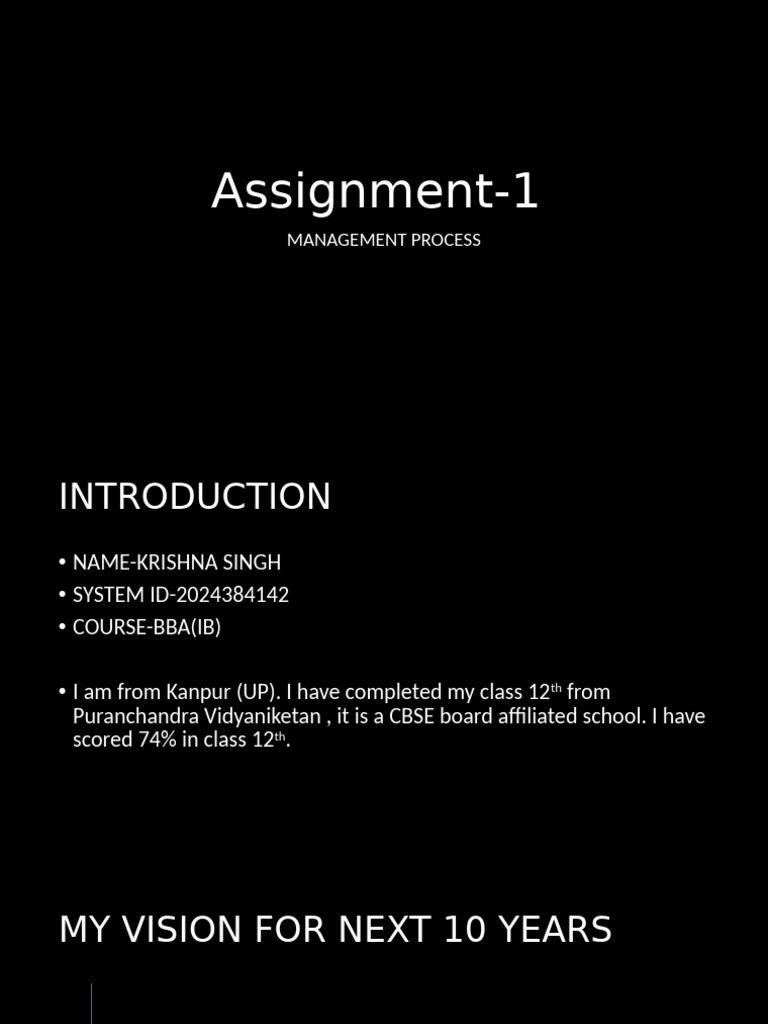 Assignment 1 | PDF