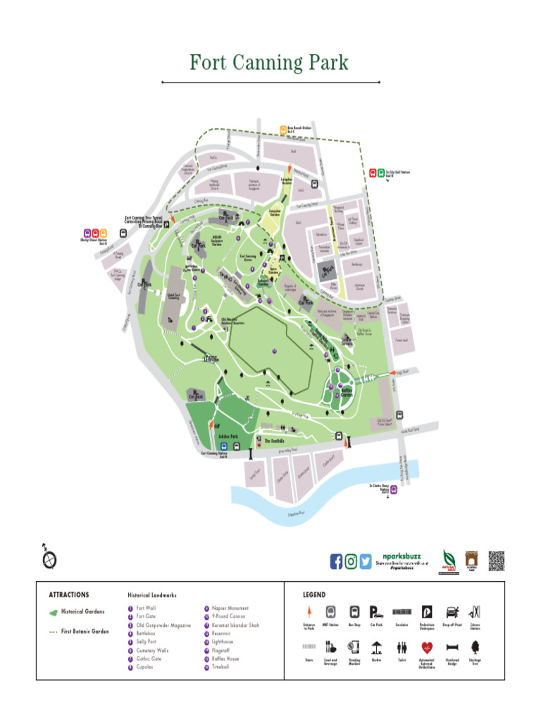 Fort Canning Park Map | PDF