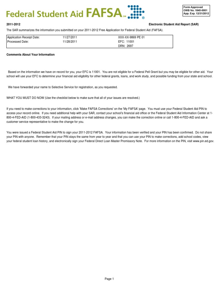 Fafsa | PDF | Student Financial Aid In The United States | Loans