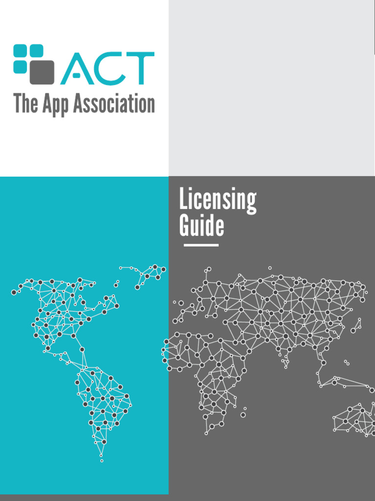 2018 ACT Licensing Guide May | PDF