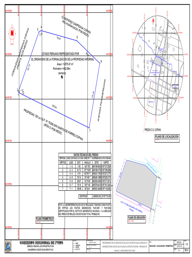 01 Plano de Ubicacion-Localizacion-Perimetrico-ver | PDF