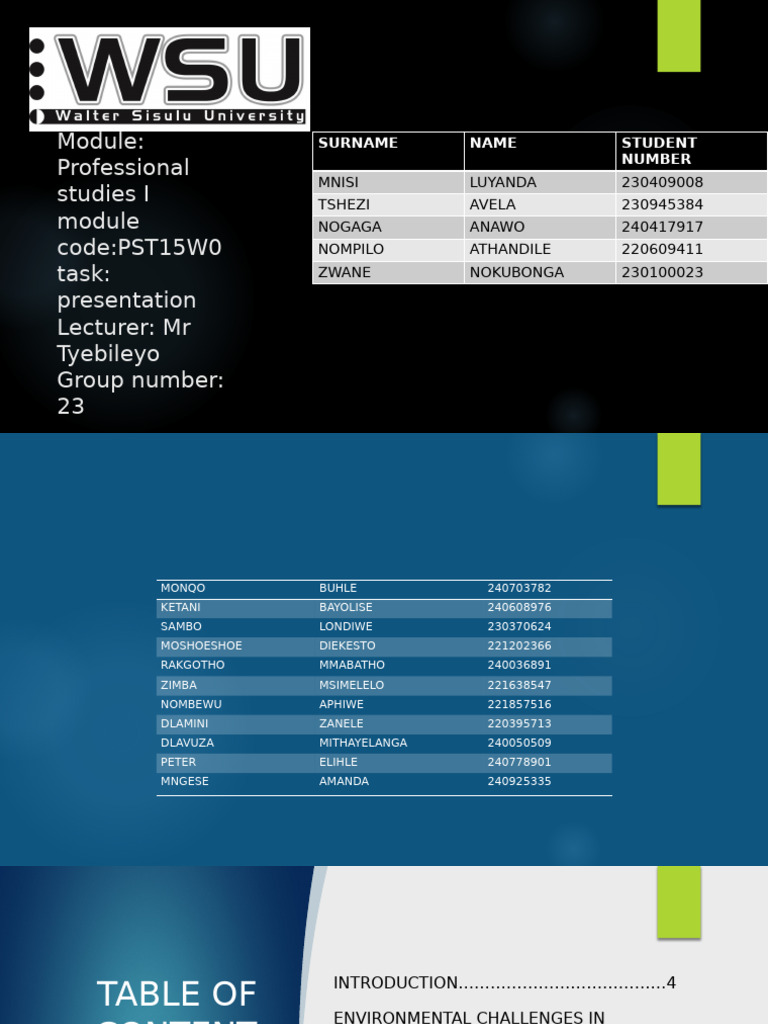 pst final presentation | PDF