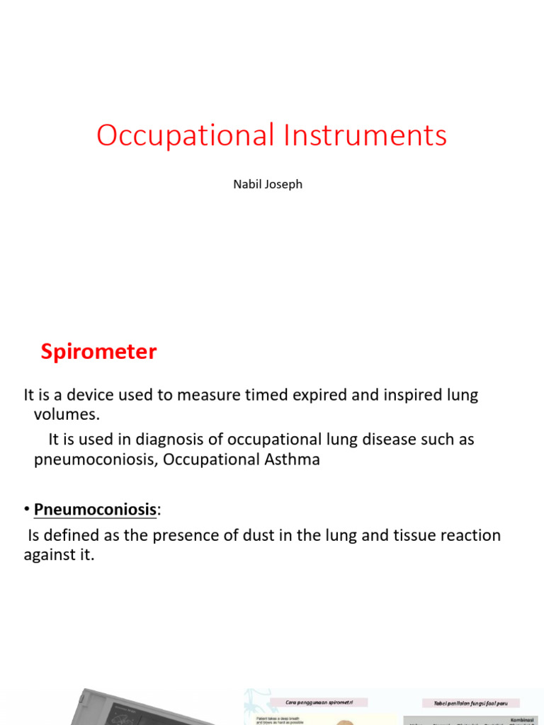 006-Occupational Instruments | PDF
