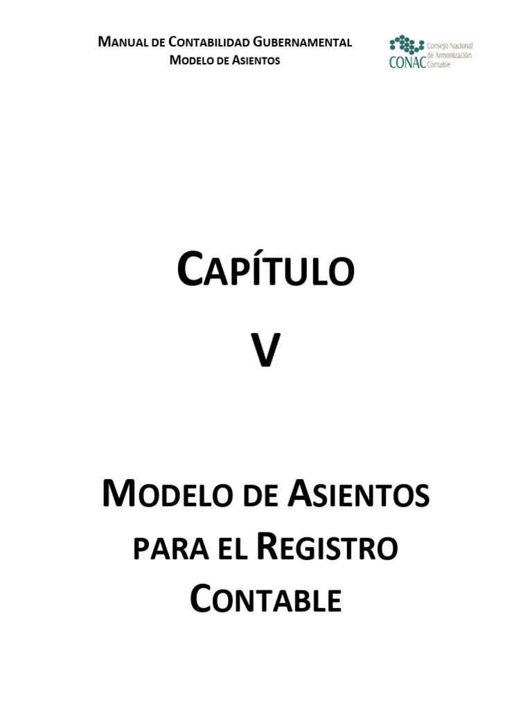 Modelos de Asientos para El Registro Contable | PDF