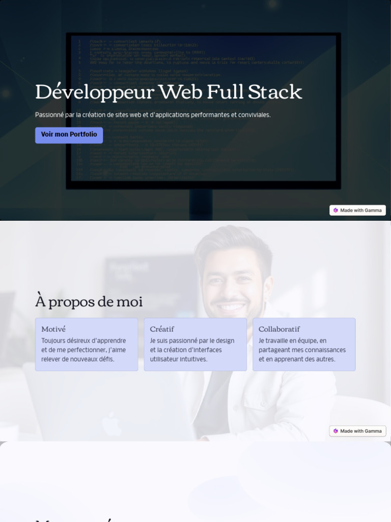 Developpeur Web Full Stack | PDF