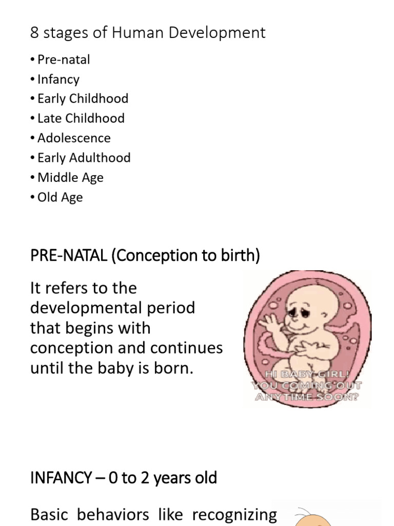 8 Stages of Human Development | PDF | Adolescence | Wellness