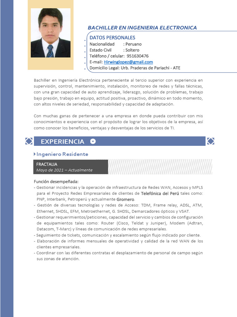 CV Actualizado | PDF