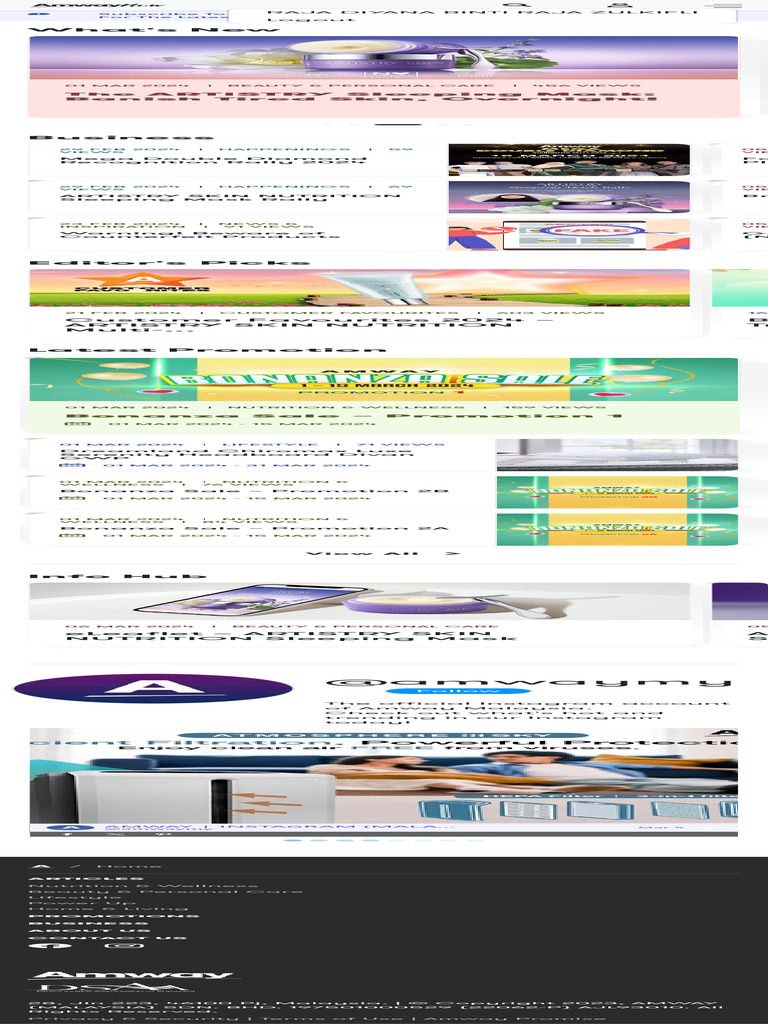 AmwayNow Digital Magazine of Amway | PDF