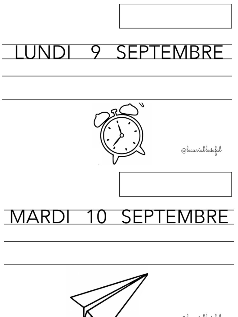 Mon Carnet Des Dates | PDF
