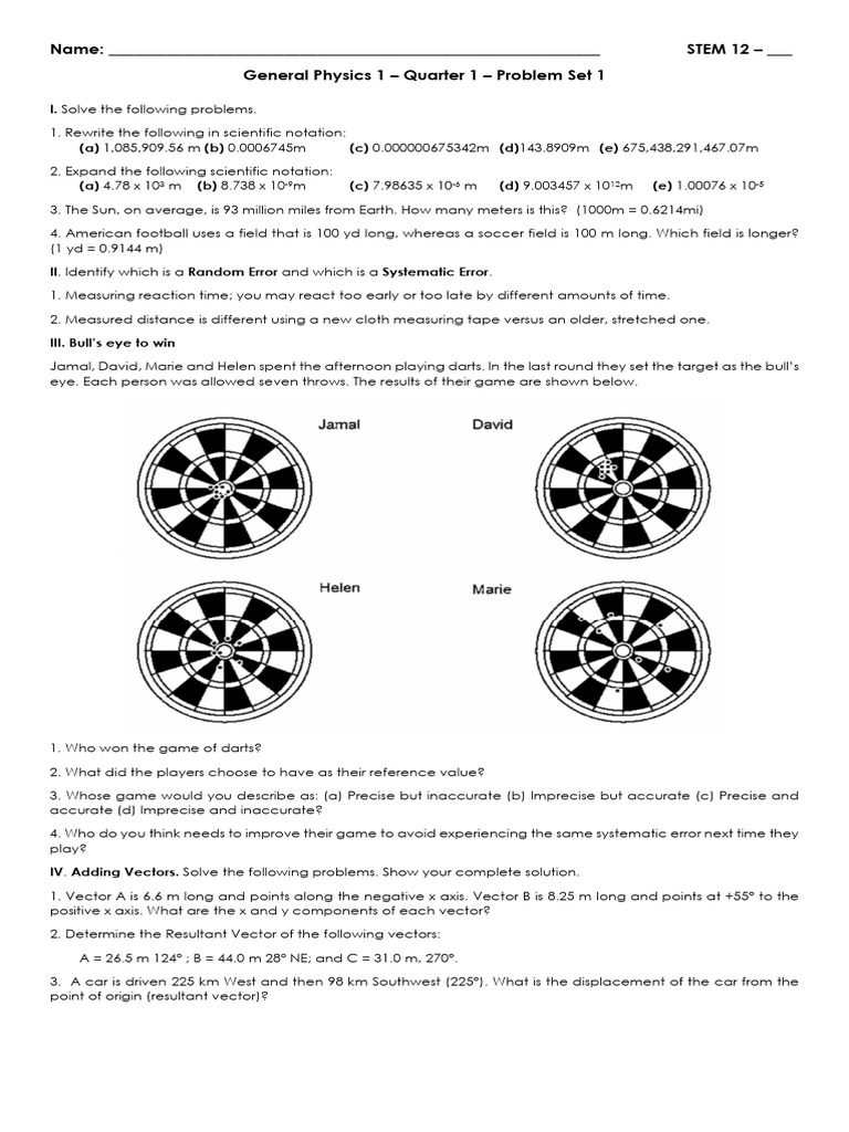 Probset 1 Answer Key With Solution | PDF
