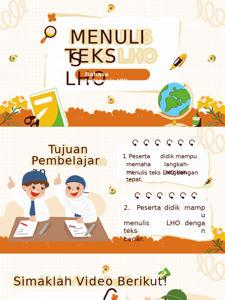 Langkah-Langkah Menulis Teks LHO | PDF