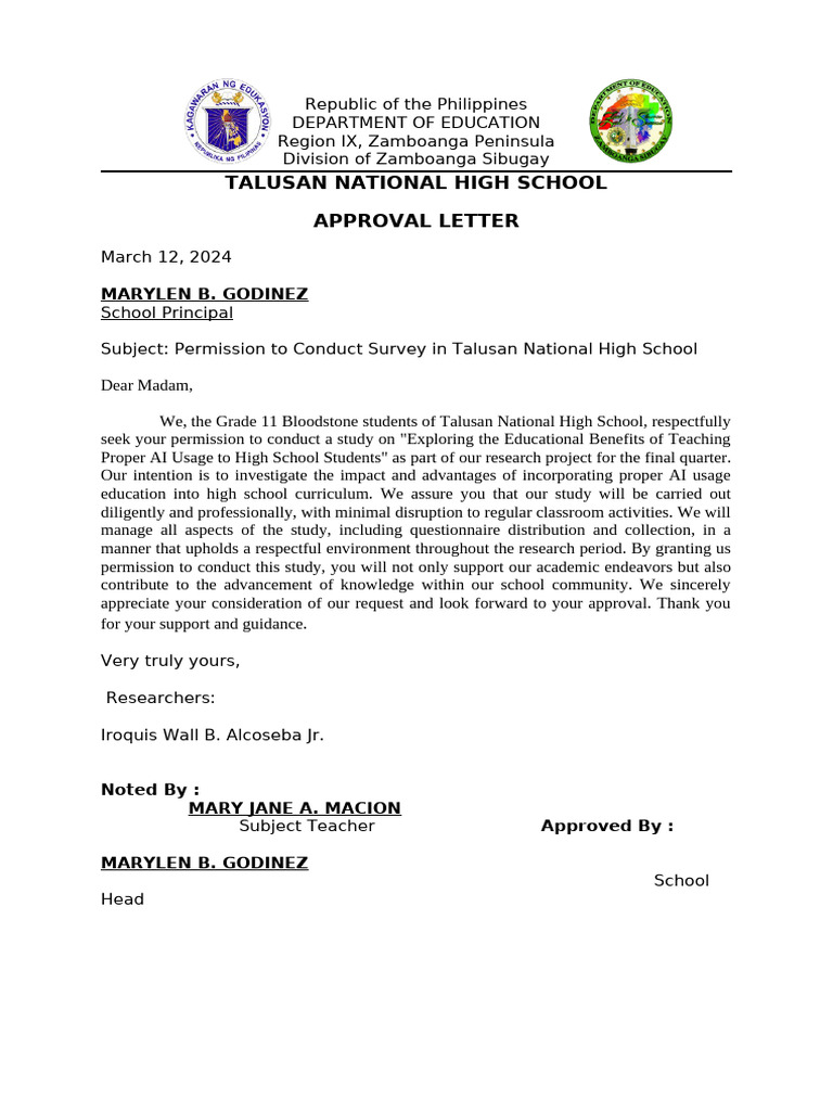 Approval-Letter | PDF