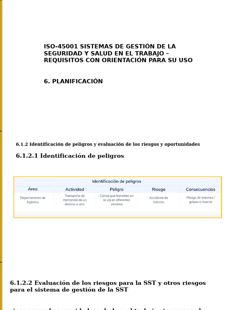 Iso 45001 Planificación | PDF