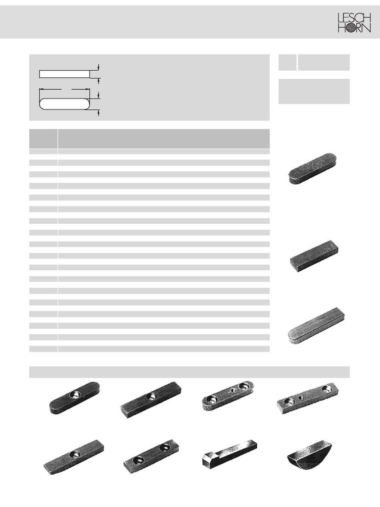 DIN-6885 Form F Passfedern | PDF