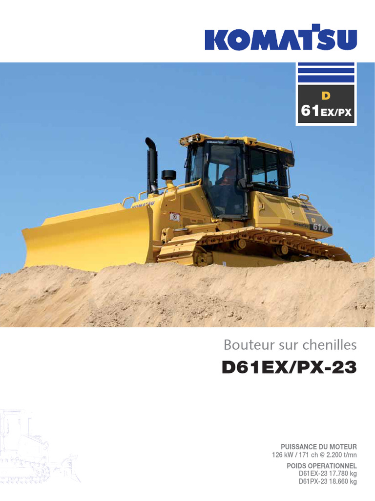 Komatsu Crawler Dozer D61PX-23 | PDF