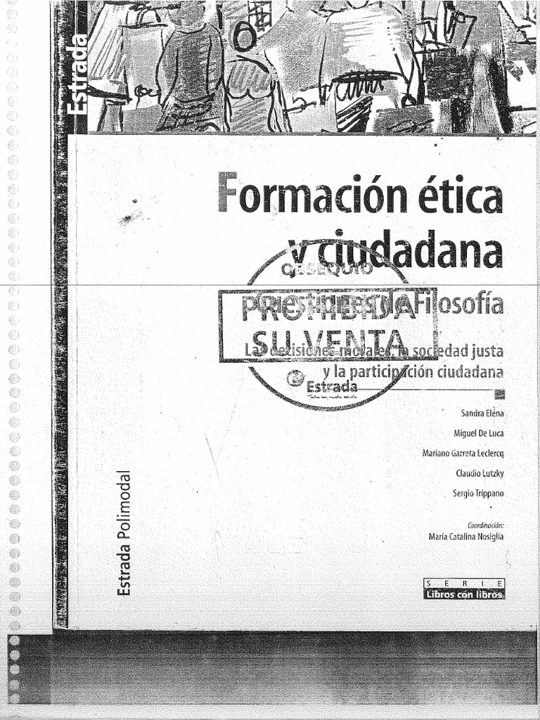 Formacion Etica Y Ciudadana Pdf