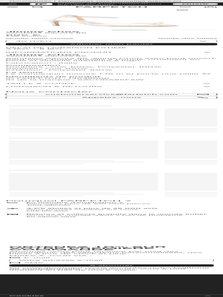 Jimmy Choo Sandales Sacora 85 - Farfetch | PDF