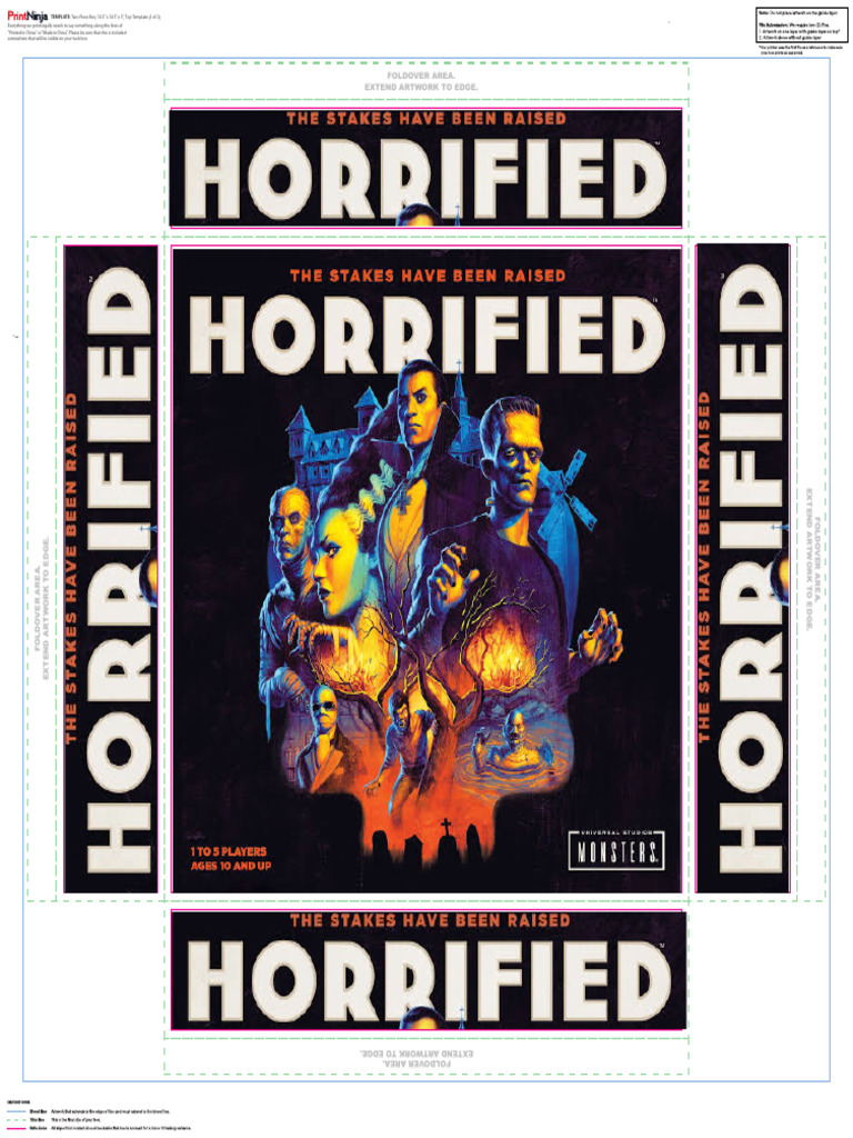 PRN 14.5x14.5x3 Two Piece Box Template | PDF