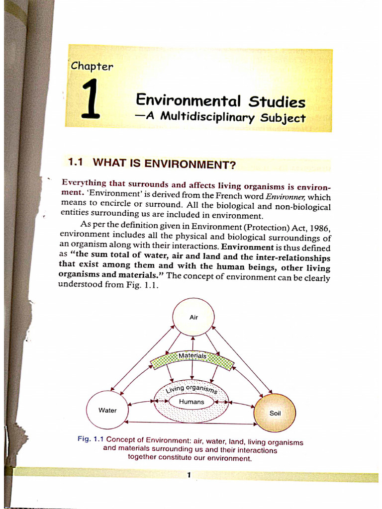 Environment - Scope, Importance, Needs | PDF