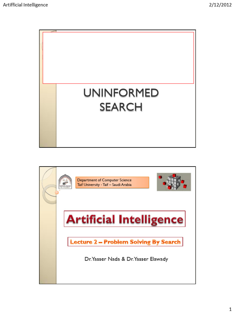 Lec2 UnInformed Search | PDF