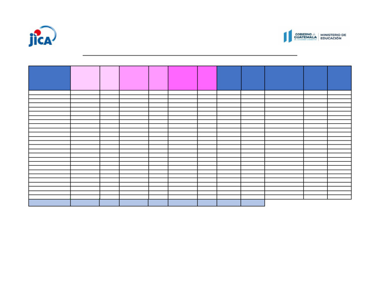 CRONOGRAMA DE ENTREGAS JICA 2021 (1) | PDF