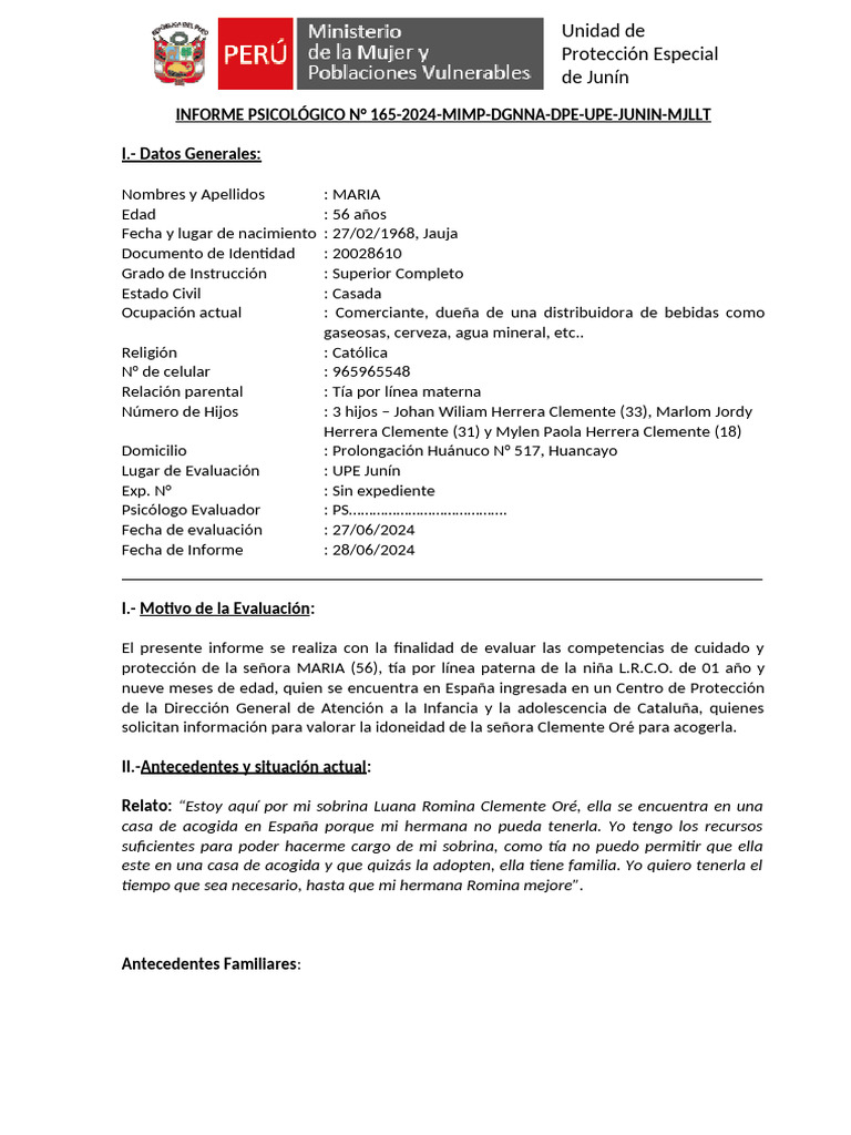 2 Modelos de Informes Judiciales | PDF