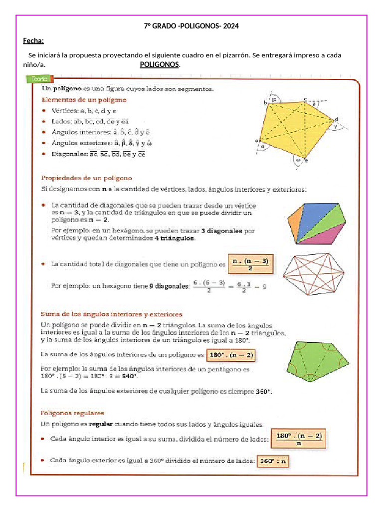 Actividades Poligonos | PDF