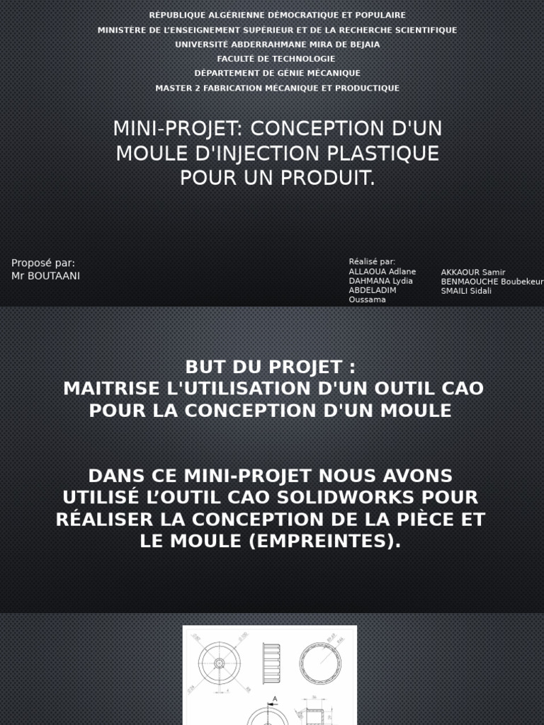 Mini-Projet Moulage | PDF