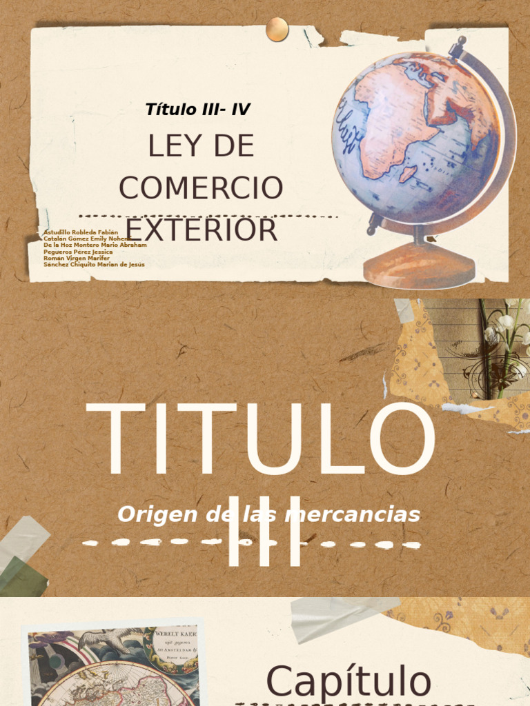 Ley de Comercio Exterior | PDF