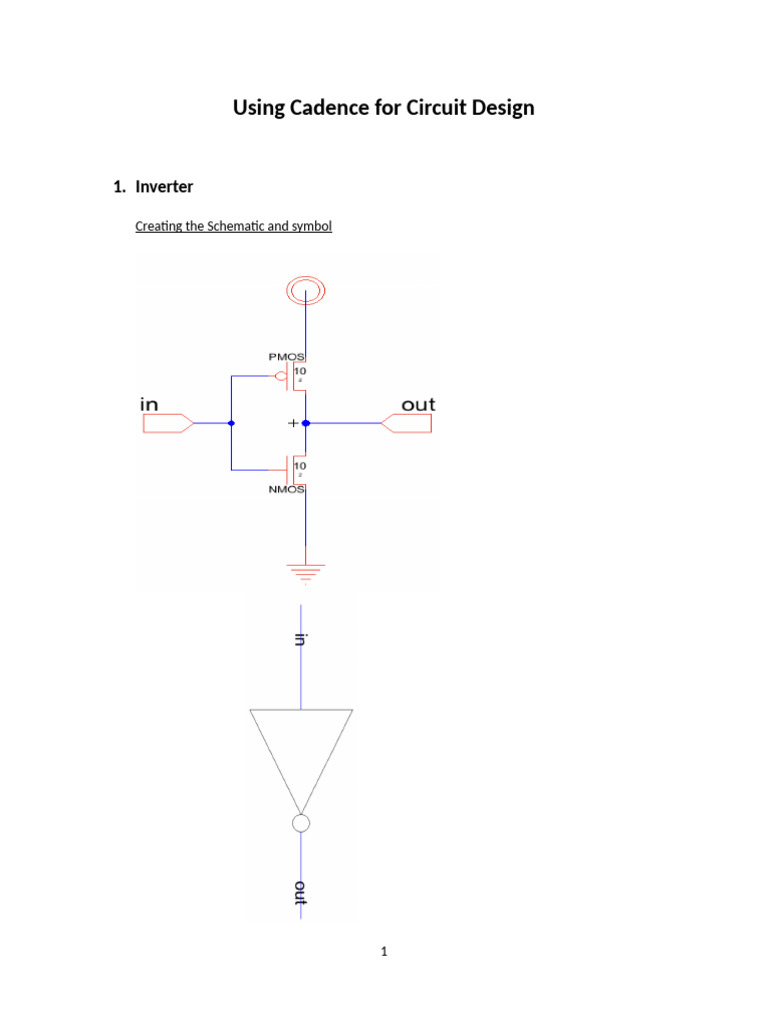 Using Cadence for Circuit Design | PDF