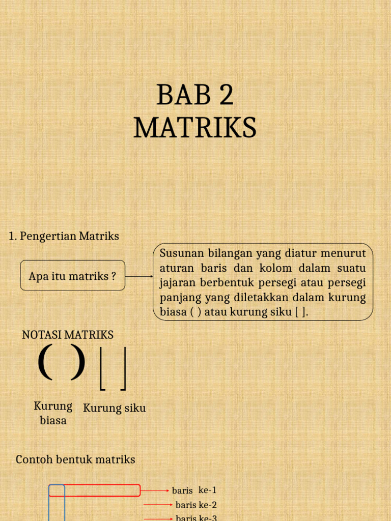 Materi KD 2 Matriks | PDF