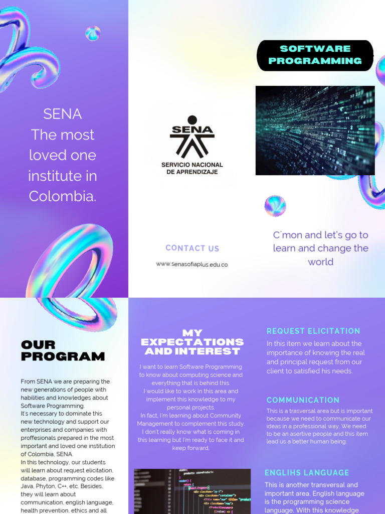 FOLLETO SOFTWARE PROGRAMMING | PDF