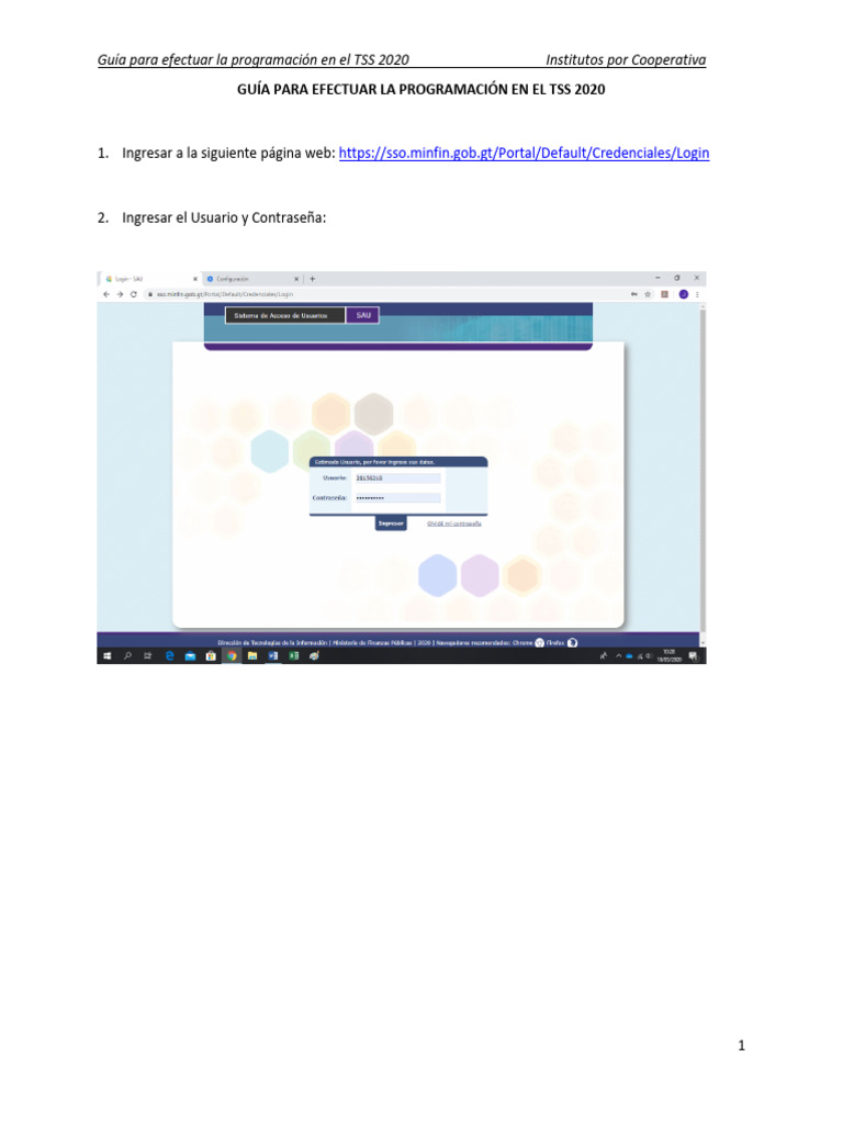 Como Programar 2020 Tss | PDF