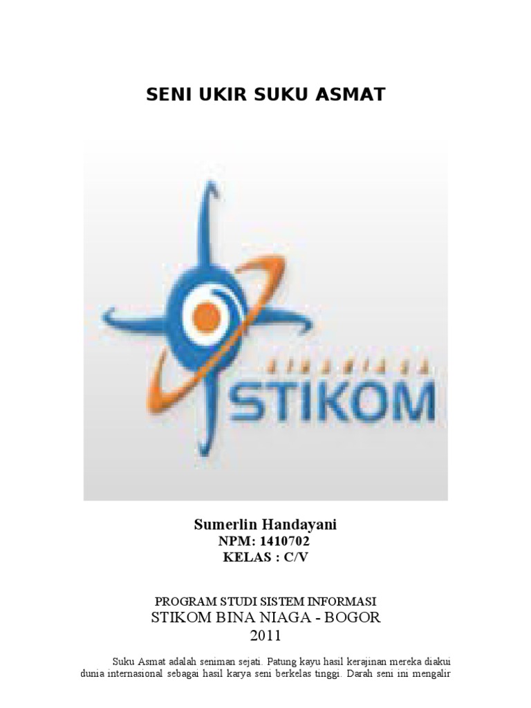Seni Ukir Suku Asmat | PDF