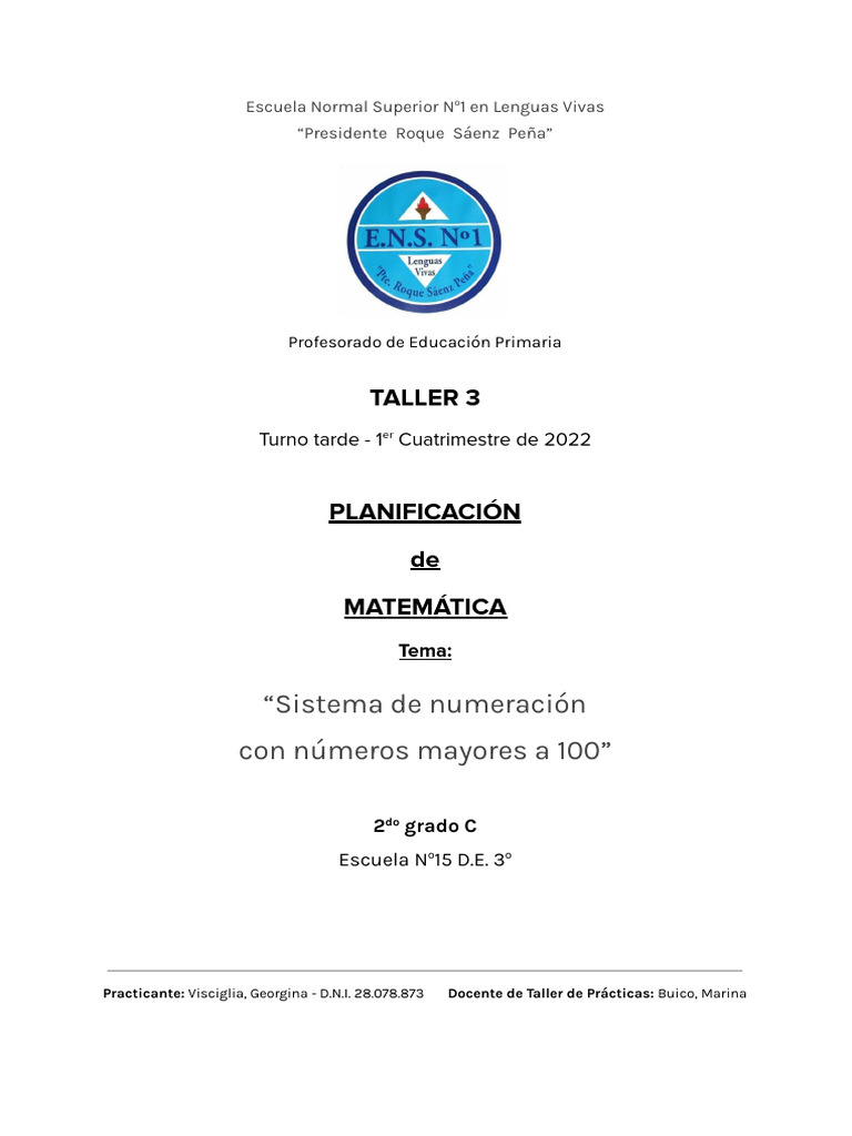 Matem-Tica - Secuencia Did-Ctica 2 - Grado | PDF