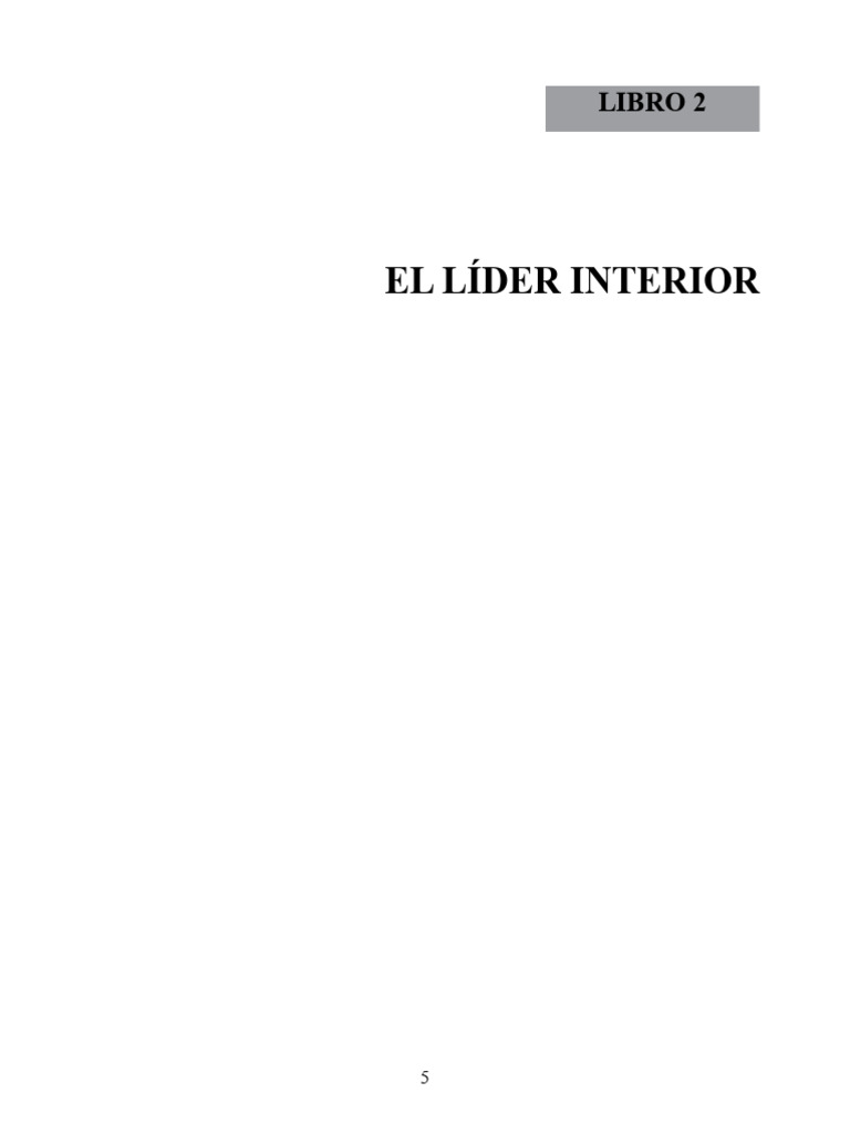 El Líder Interior-5-16 | PDF