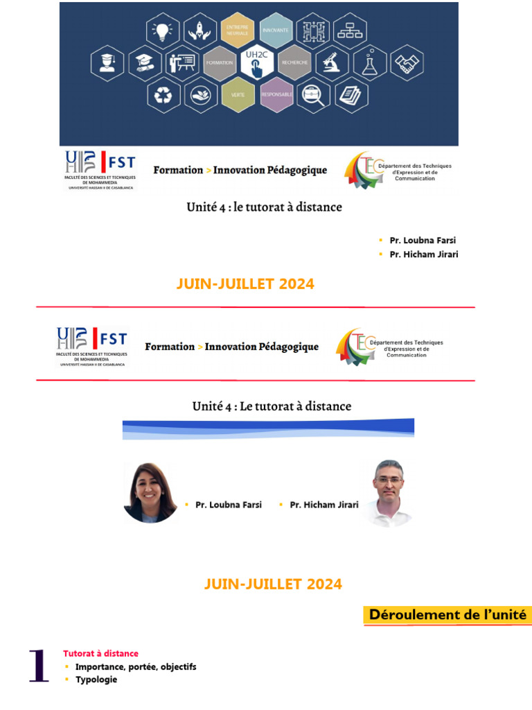 4 Cours Tutorat Formation Innovation Pédagogique 6 Juillet 2024 | PDF