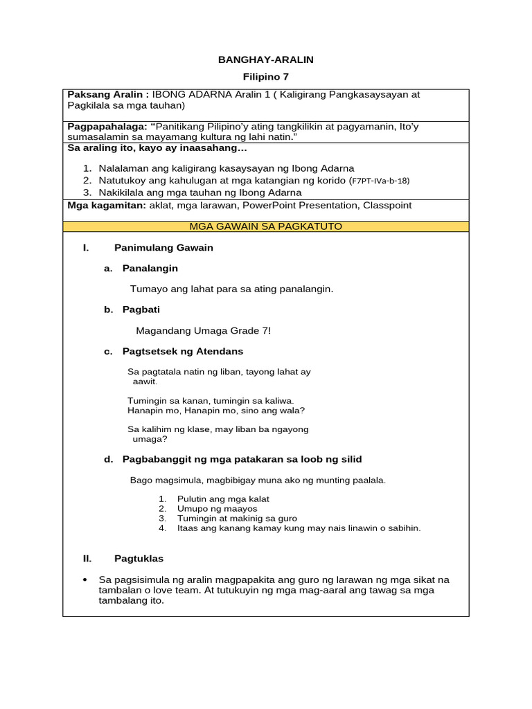 Filipino Demo For RQA | PDF | Philippines | Birds