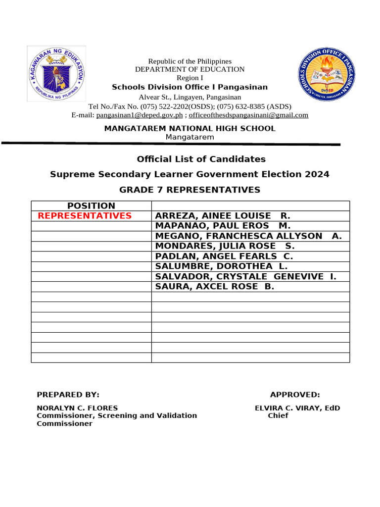 GRADE-7-REPS-SSLG-2024-2025 | PDF