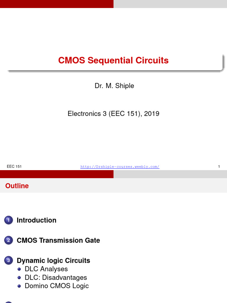 CMOS Sequential CCT | PDF