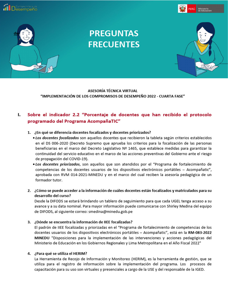 Preguntas Frecuentes Ata 4 | PDF