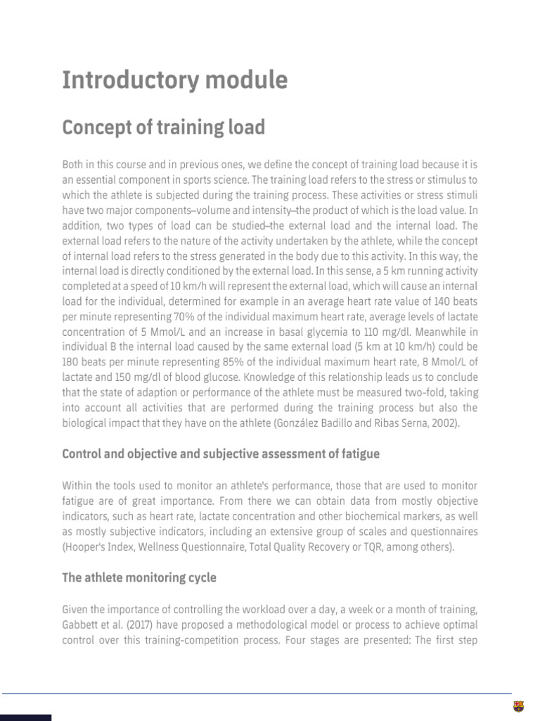 Introductory module load | PDF