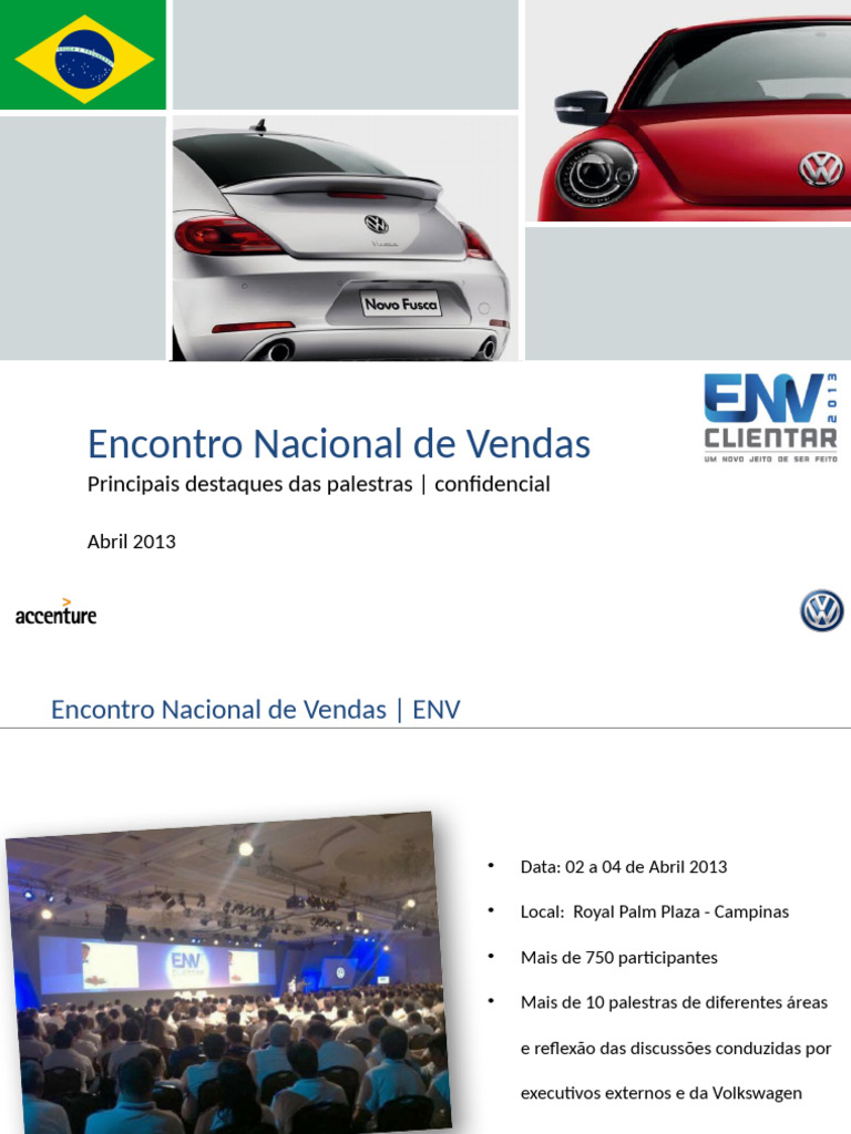 VW ENV 2013 - Principais Destaques - v3 | PDF