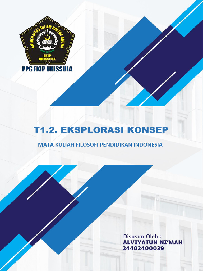 T1.2 Eksplorasi Konsep Filosofi Pendidikan Indonesia | PDF