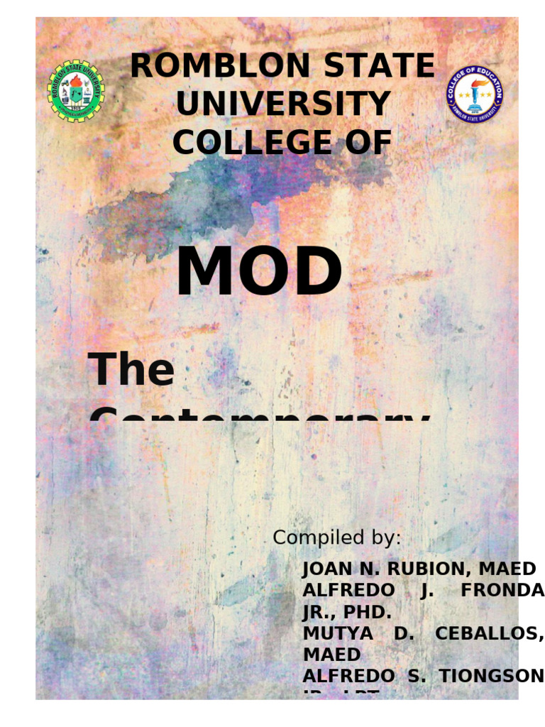 MODULE 4 CONTEMPORARY | PDF